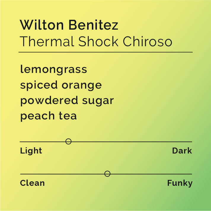 Black & White - Wilton Benitez - Thermal Shock Chiroso – Sigma Coffee UK