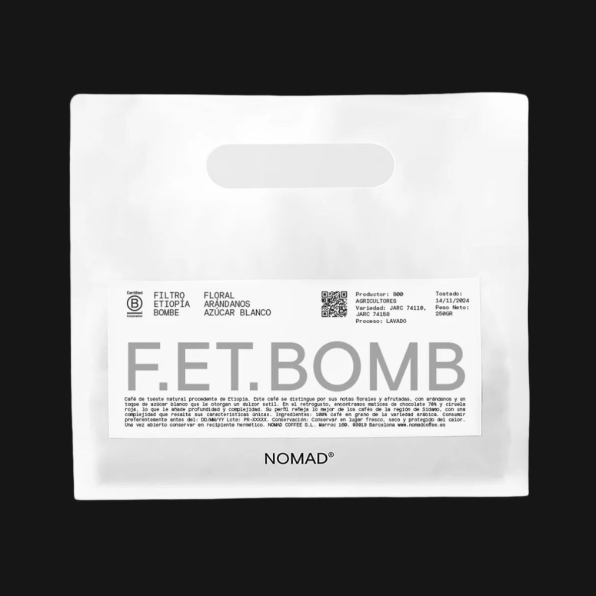 Nomad - Filter Ethiopia Bombe - Washed JARC | Sigma Coffee UK