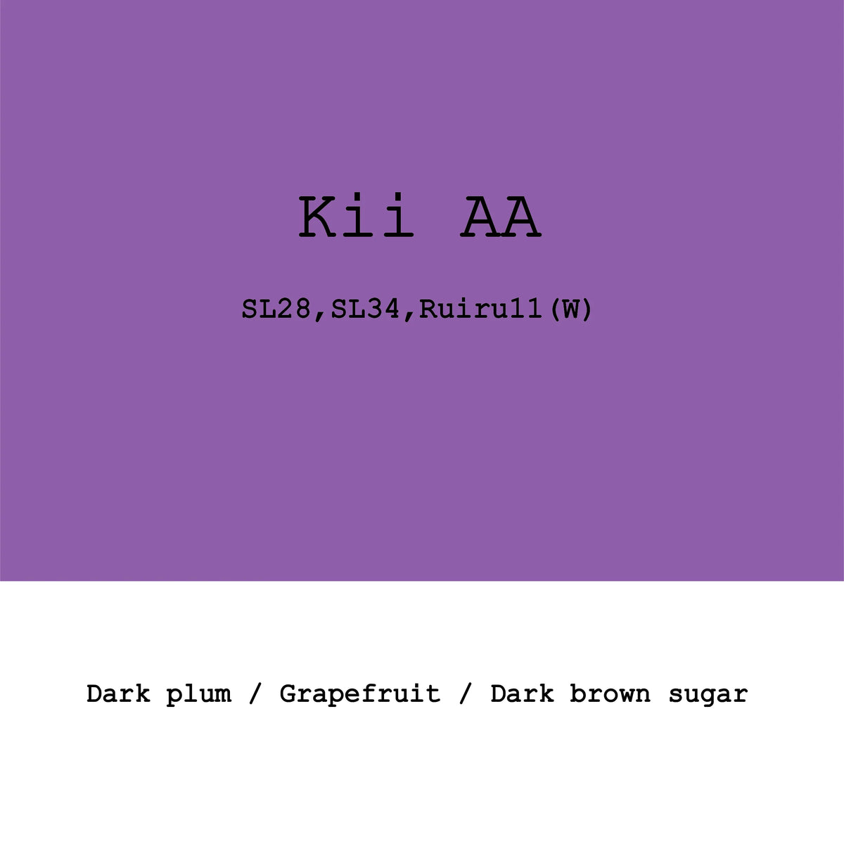 Goût & Co - Kenya Kii AA Fully Washe – Sigma Coffee UK