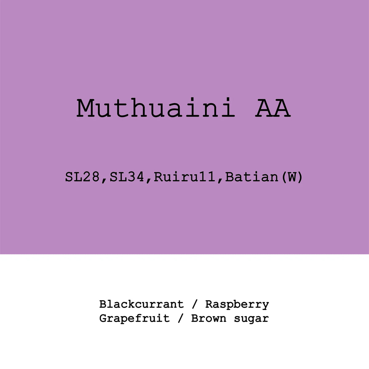 Goût & Co - Kenya Mutheka Muthuaini AA Fully Washed (200g) – Sigma ...